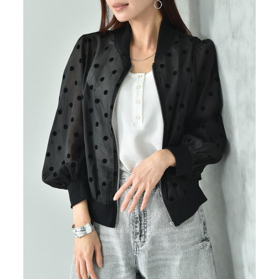 INTERPLANET 【actuel】シアードットフロッキーZIPブルゾン : マルイ(丸井)Yahoo!店 - 通販 - Yahoo!ショッピング