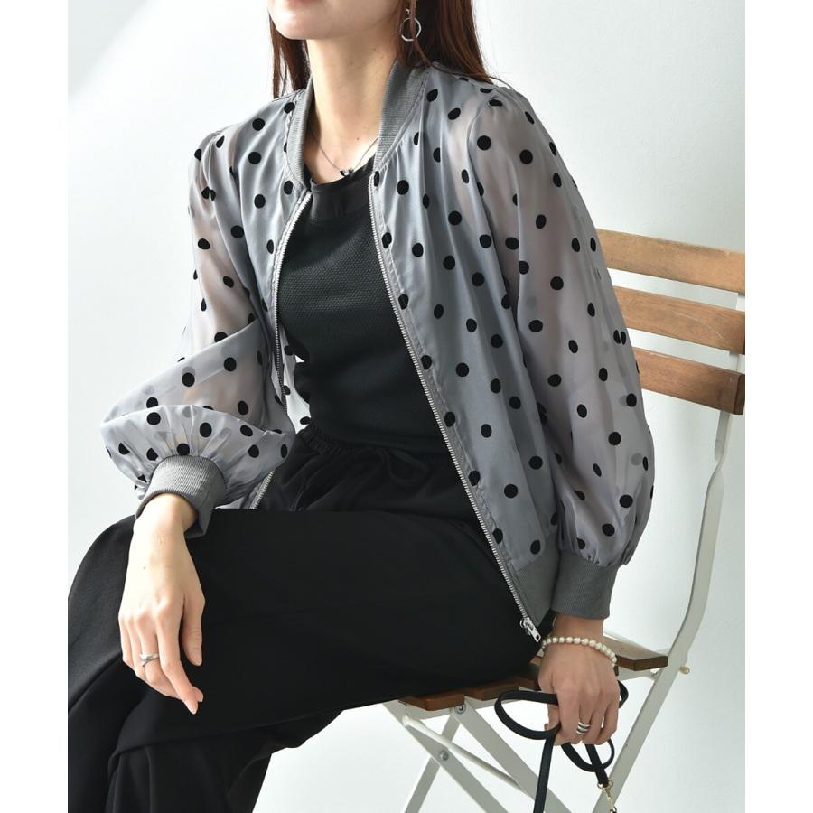 INTERPLANET 【actuel】シアードットフロッキーZIPブルゾン : マルイ(丸井)Yahoo!店 - 通販 - Yahoo!ショッピング