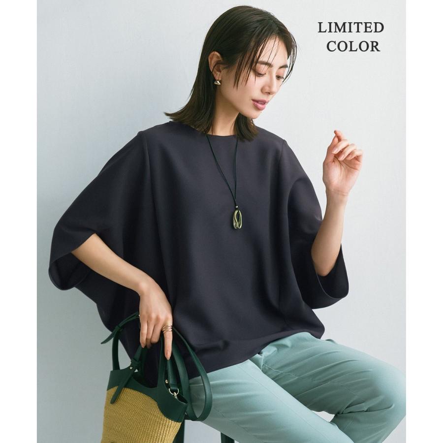 ICB 【UVケア・速乾・洗える】FluidBackSatin ドルマンスリーブブラウス : マルイ(丸井)Yahoo!店 - 通販 - Yahoo!ショッピング