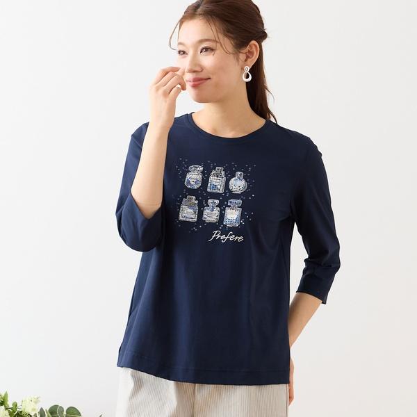 LOBJIE 【洗える・日本製】パフューム刺繍 カットソー : マルイ(丸井)Yahoo!店 - 通販 - Yahoo!ショッピング