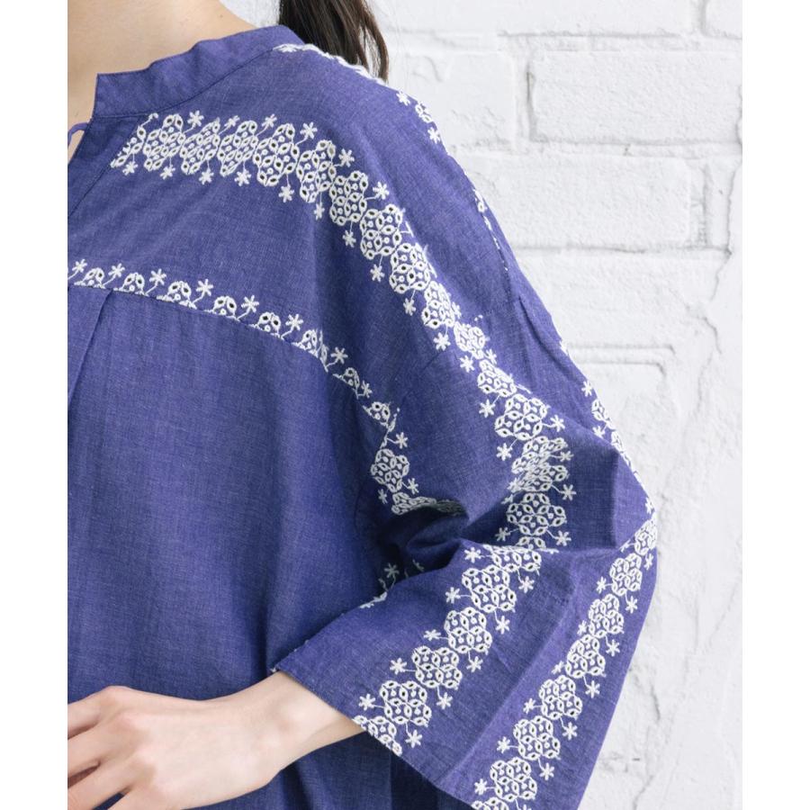 Sab Street 【大きいサイズ】 15号(3L) エンブロイダリーレースデニム