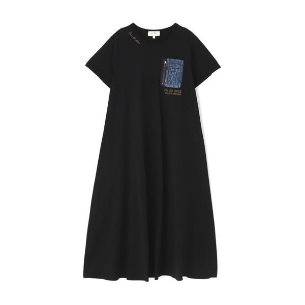 AVIREX（アヴィレックス） DENIM POCKET FLARE ONEPICE／デニム