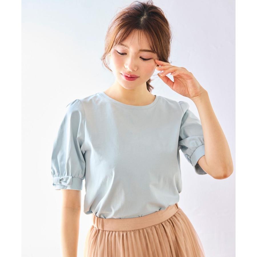 Feroux 【洗える】パフスリーブリボン Tシャツ : マルイ(丸井)Yahoo!店 - 通販 - Yahoo!ショッピング