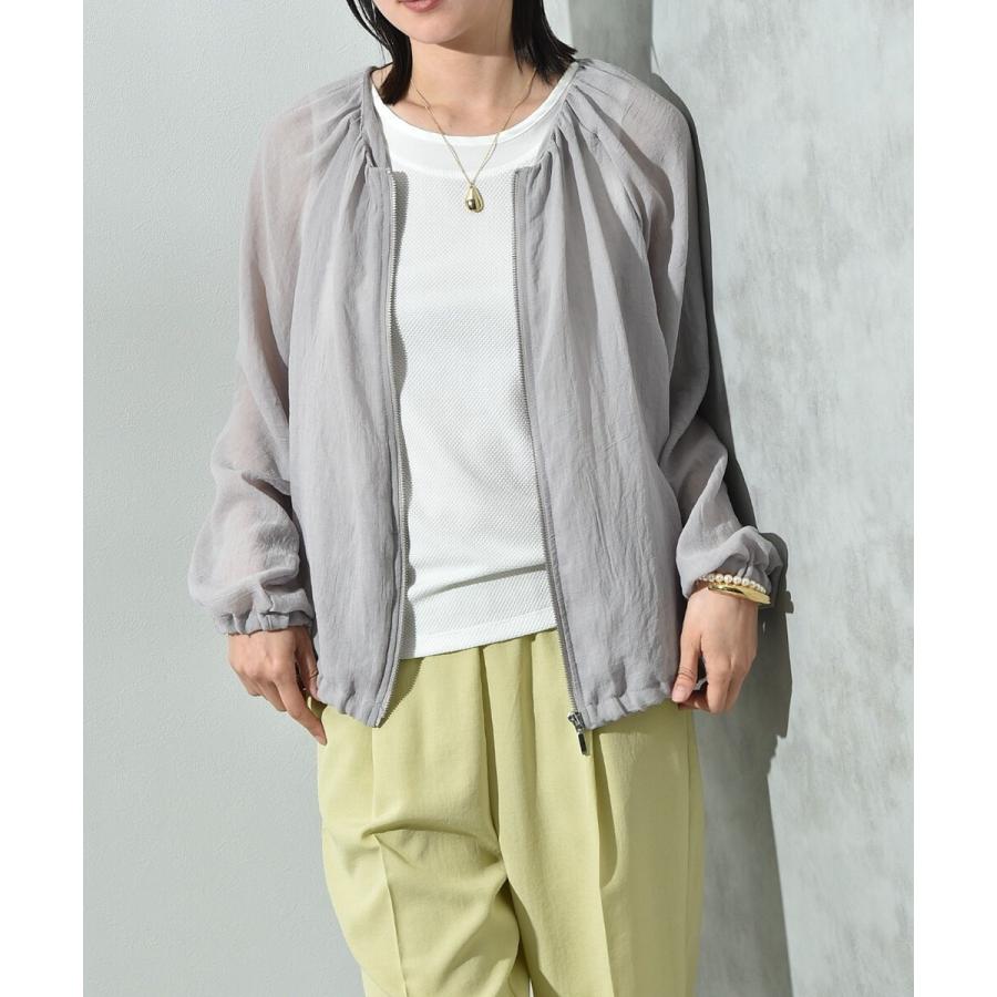 INTERPLANET ノーカラーEボイルブルゾン : マルイ(丸井)Yahoo!店 - 通販 - Yahoo!ショッピング