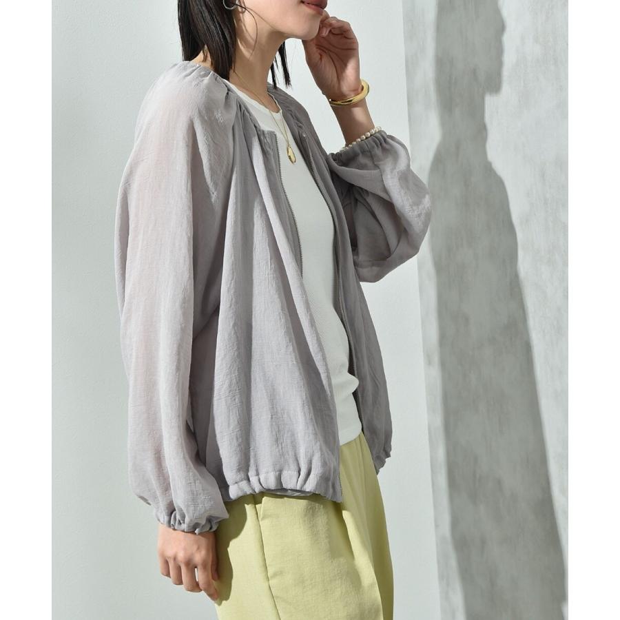 INTERPLANET ノーカラーEボイルブルゾン : マルイ(丸井)Yahoo!店 - 通販 - Yahoo!ショッピング