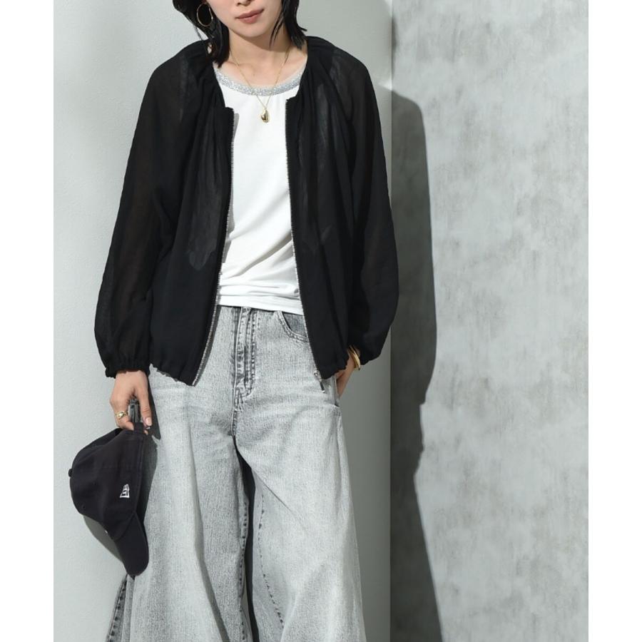 INTERPLANET ノーカラーEボイルブルゾン : マルイ(丸井)Yahoo!店 - 通販 - Yahoo!ショッピング