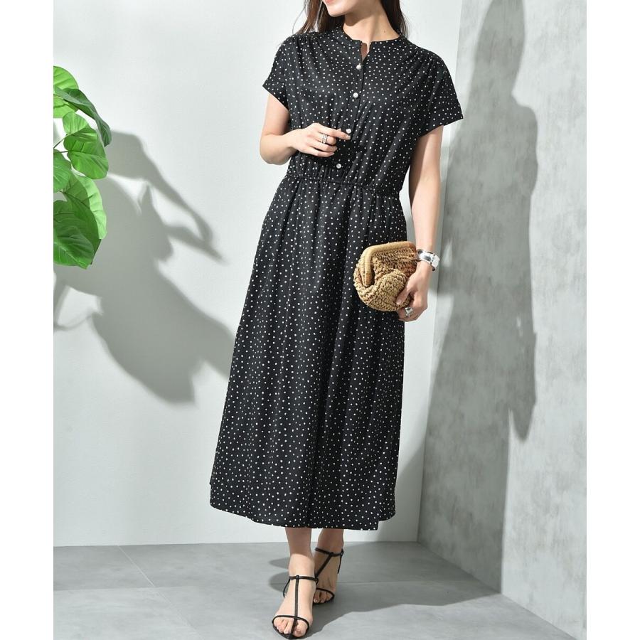 INTERPLANET ランダムドットスキッパーフレンチ袖ワンピース : マルイ(丸井)Yahoo!店 - 通販 - Yahoo!ショッピング