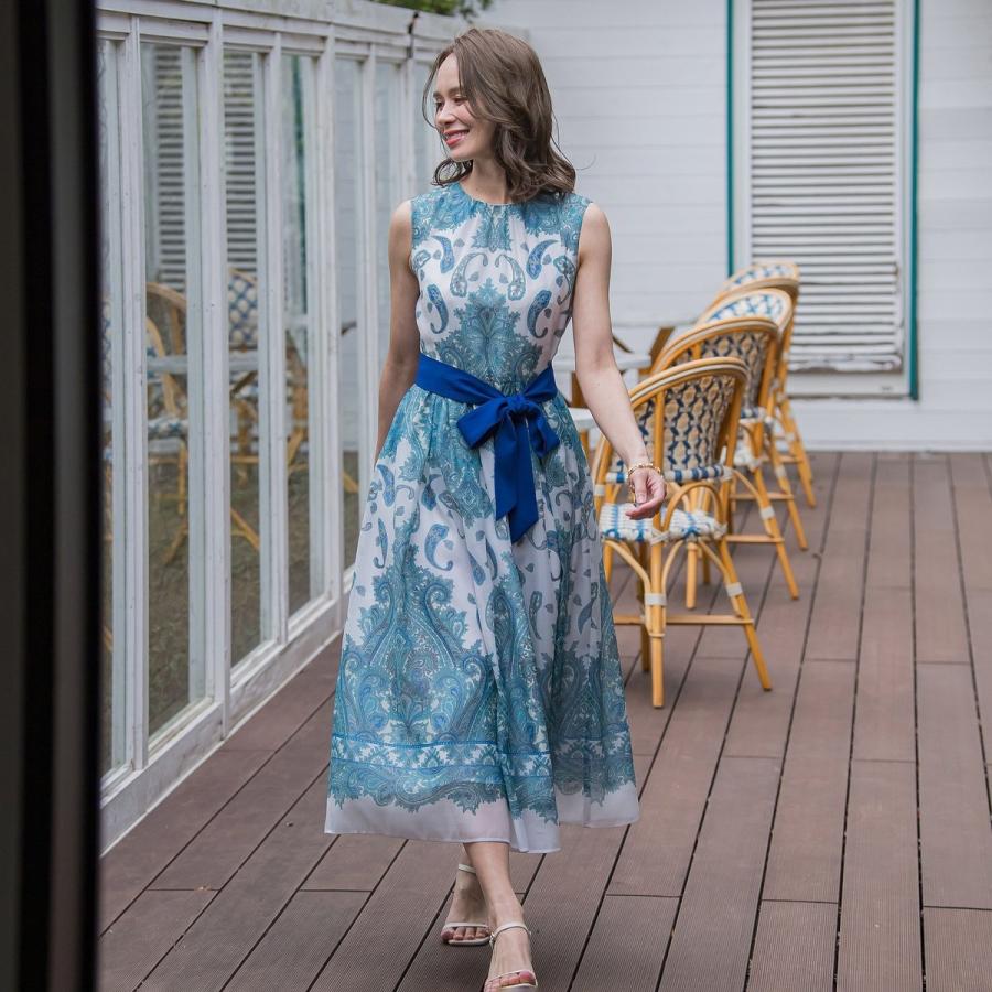 Viaggio Blu ペイズリープリントワンピース≪手洗い可能≫ : マルイ(丸井)Yahoo!店 - 通販 - Yahoo!ショッピング
