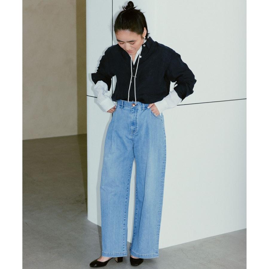 23区 【Oggi6月号掲載/接触冷感】23区DENIM サマー タック ワイド パンツ : マルイ(丸井)Yahoo!店 - 通販 - Yahoo!ショッピング