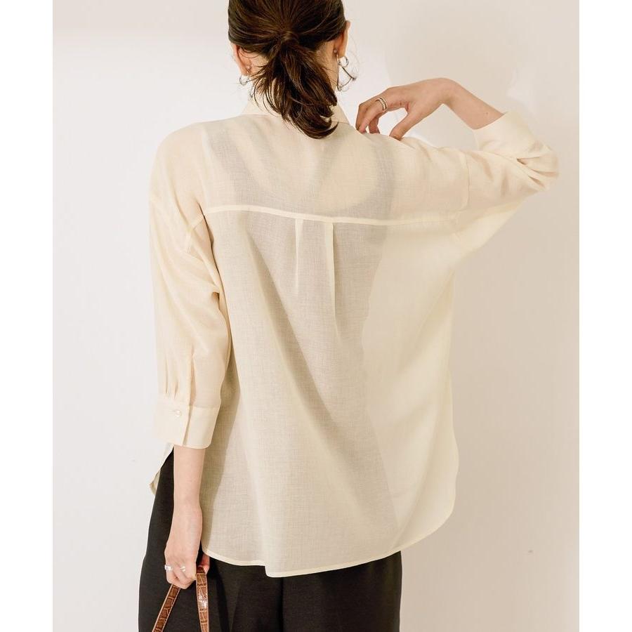 AMERICAN HOLIC シアーボイルレギュラー7分袖シャツ : マルイ(丸井)Yahoo!店 - 通販 - Yahoo!ショッピング