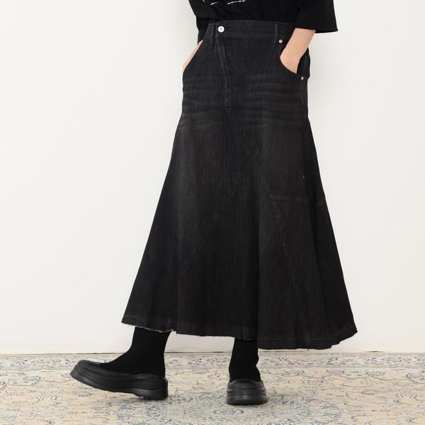 NICOLE white（ニコルホワイト） ウエストバックゴムランダム切り替え