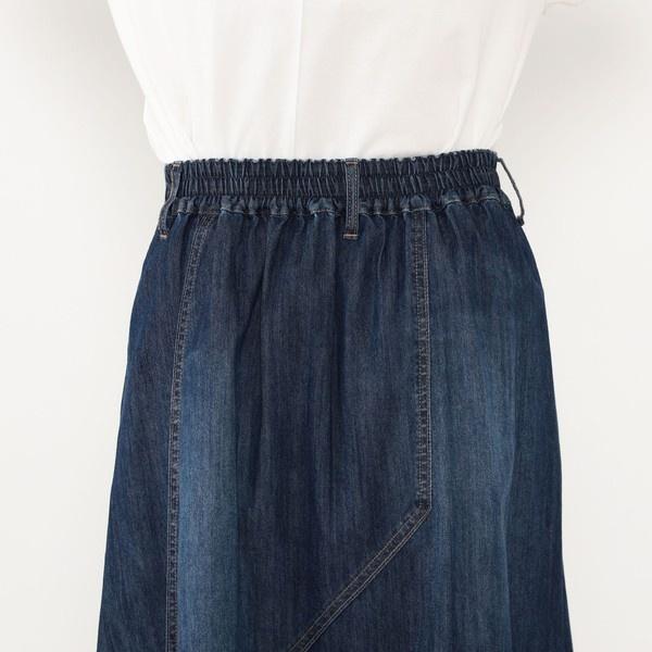 NICOLE white（ニコルホワイト） ウエストバックゴムランダム切り替え