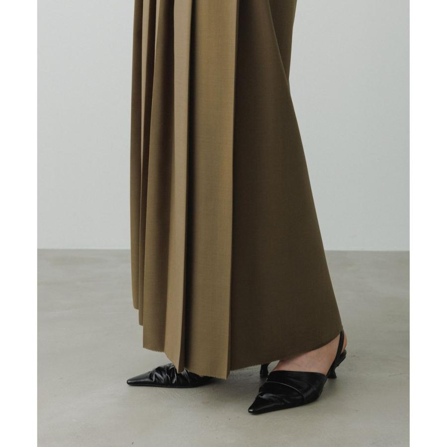 ADAM ET ROPE'（アダムエロペ） 【EMOELLE】フロントプリーツスカート