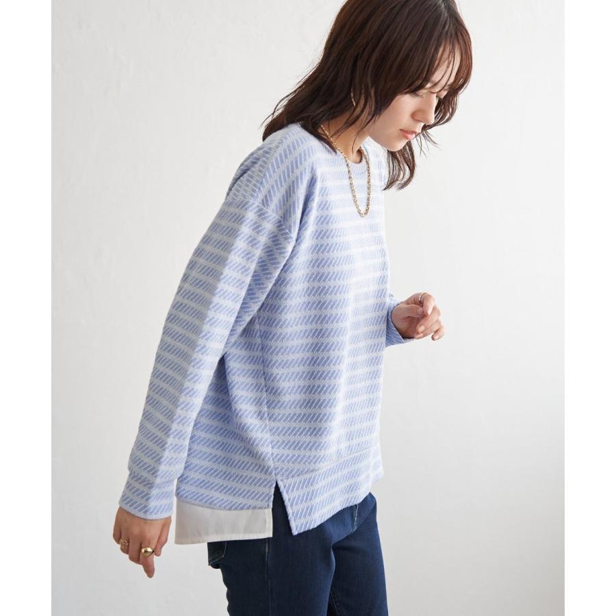 ikka カットジャガード裾レイヤープルオーバー : マルイ(丸井)Yahoo!店 - 通販 - Yahoo!ショッピング