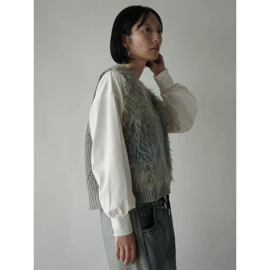 RADIATE（ラディエイト） ロングシャギークロップドベスト : マルイ