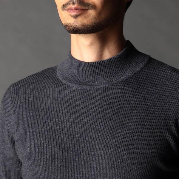 NICOLE CLUB FOR MEN（ニコルクラブフォーメン） 12G リブハイネック