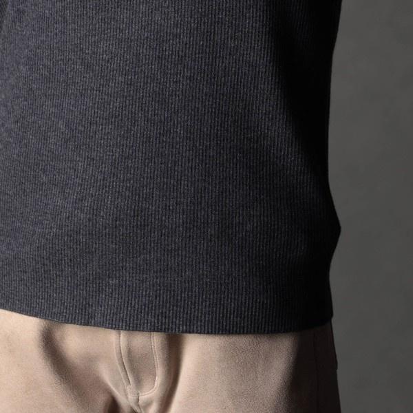 NICOLE CLUB FOR MEN（ニコルクラブフォーメン） 12G リブハイネック