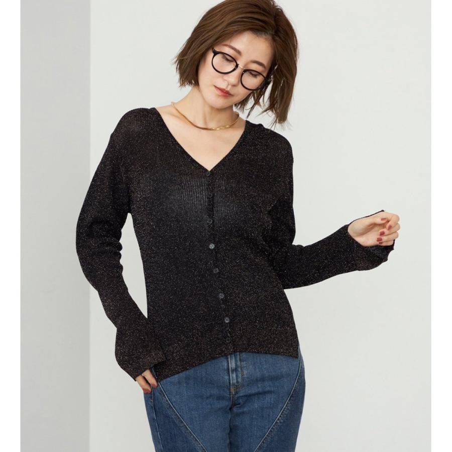 サムシング（SOMETHING）/SOMETHING グリッターニットカーディガン SOMETHING（サムシング） グリッターニットカーディガン : マルイ(丸井