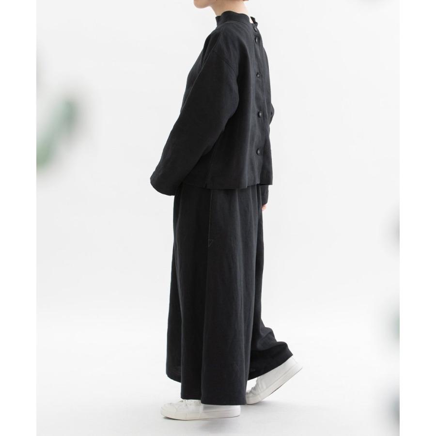 nop de nod（ノップドゥノッド） リネンビエラ起毛フレアーマキシ