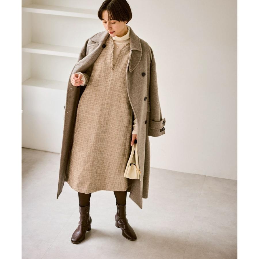 ROPE' PICNIC（ロペ ピクニック） キーネックツイードジャンパー