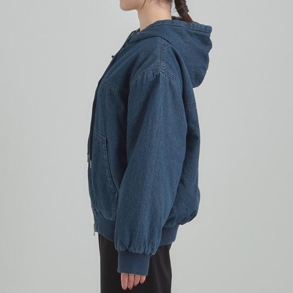 Cutie Blonde（キューティーブロンド） デニム中綿フーディーブルゾン