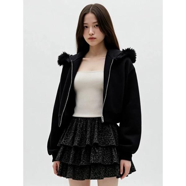 LUDIC PARK フードファーレギュラー丈ジップパーカー : マルイ(丸井)Yahoo!店 - 通販 - Yahoo!ショッピング