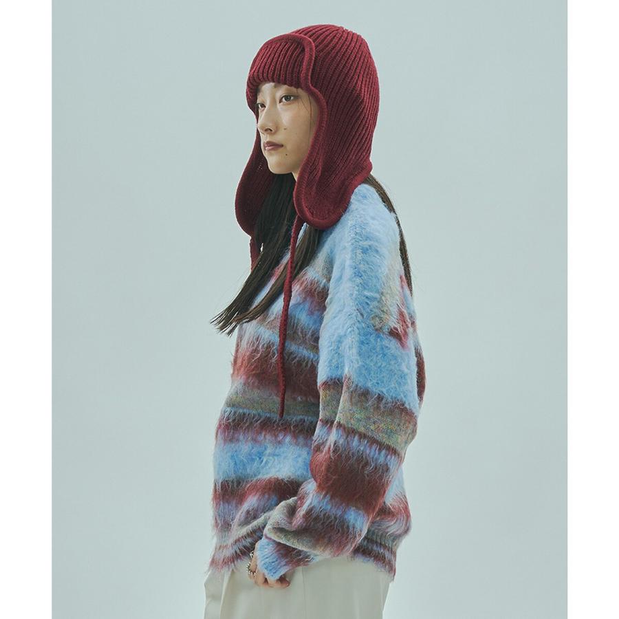 ROSE BUD（ローズバッド） STRIPE KNIT TOP : マルイ(丸井)Yahoo!店