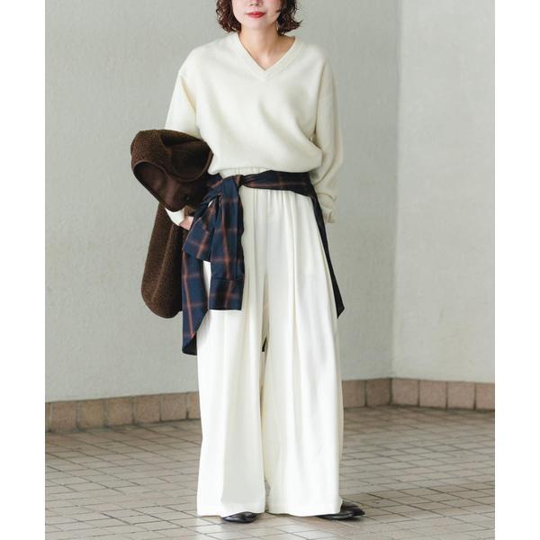 URBAN RESEARCH（アーバンリサーチ） ストレッチタックギャザーワイド