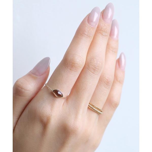 SIENA ROSE（シエナロゼ） GEMSTONE・チェーンリング[スモーキークォーツ] : マルイ(丸井)Yahoo!店 - 通販 ...