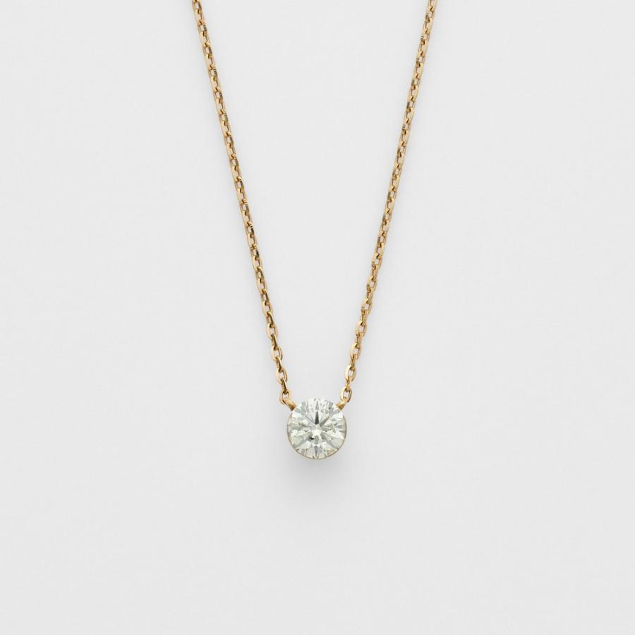 agete K18ダイヤモンドネックレス（0.2ct） : マルイ(丸井)Yahoo!店 - 通販 - Yahoo!ショッピング