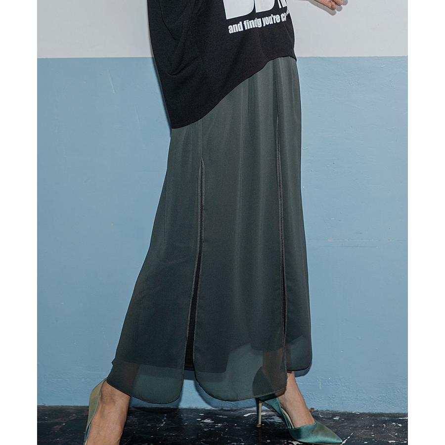 RANAN シフォンレイヤードワイドパンツ : マルイ(丸井)Yahoo!店 - 通販 - Yahoo!ショッピング