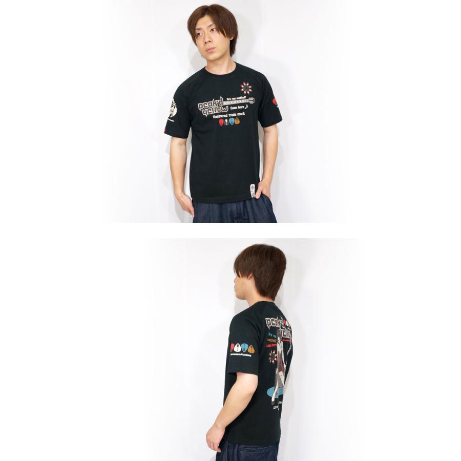PEAK'D YELLOW ピークドイエロー バンド BAND 姉御 和柄 半袖Tシャツ メンズ 新作2024年モデル PEAKED pyt-240a : 02BRAND ゼロツーブランド ...