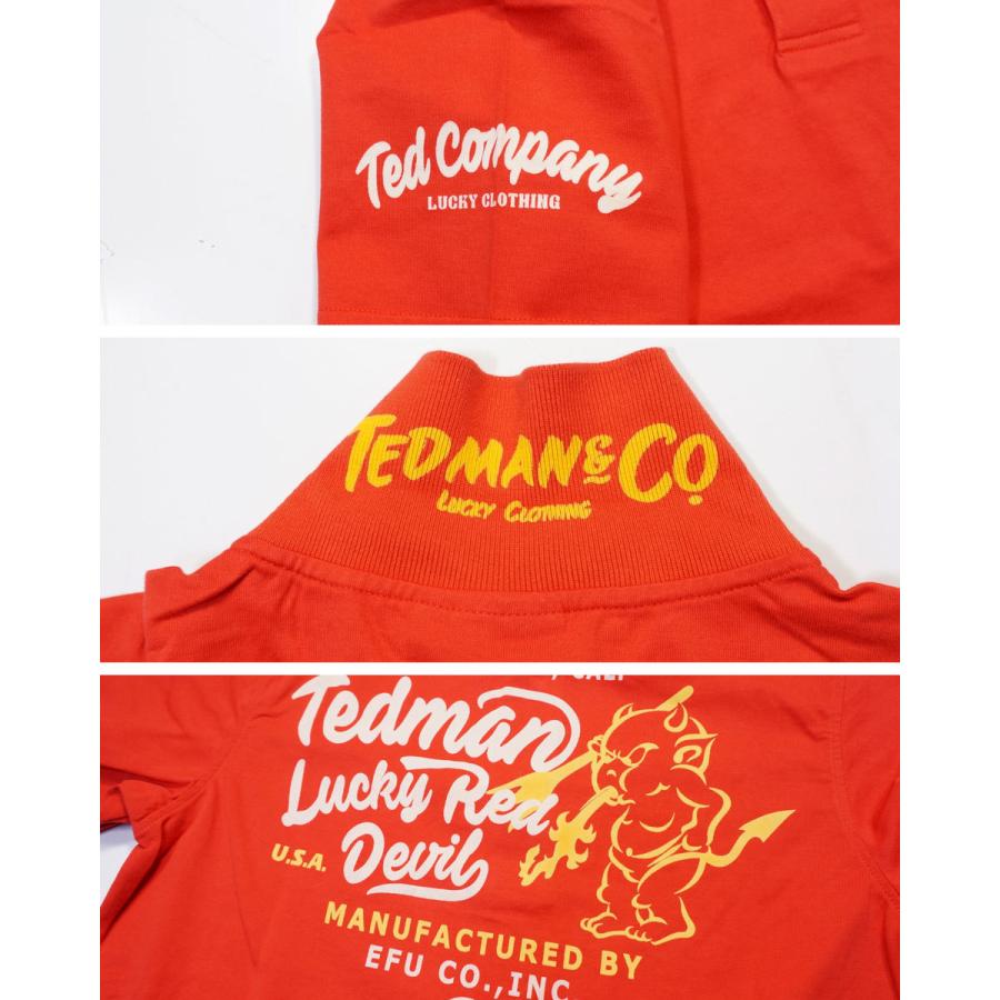 TEDMAN テッドマン Lucky Red Devil プリント 半袖ポロシャツ メンズ 新作2021年モデル TEDMANS tmsp-600b : 02BRAND ゼロツーブランド ...