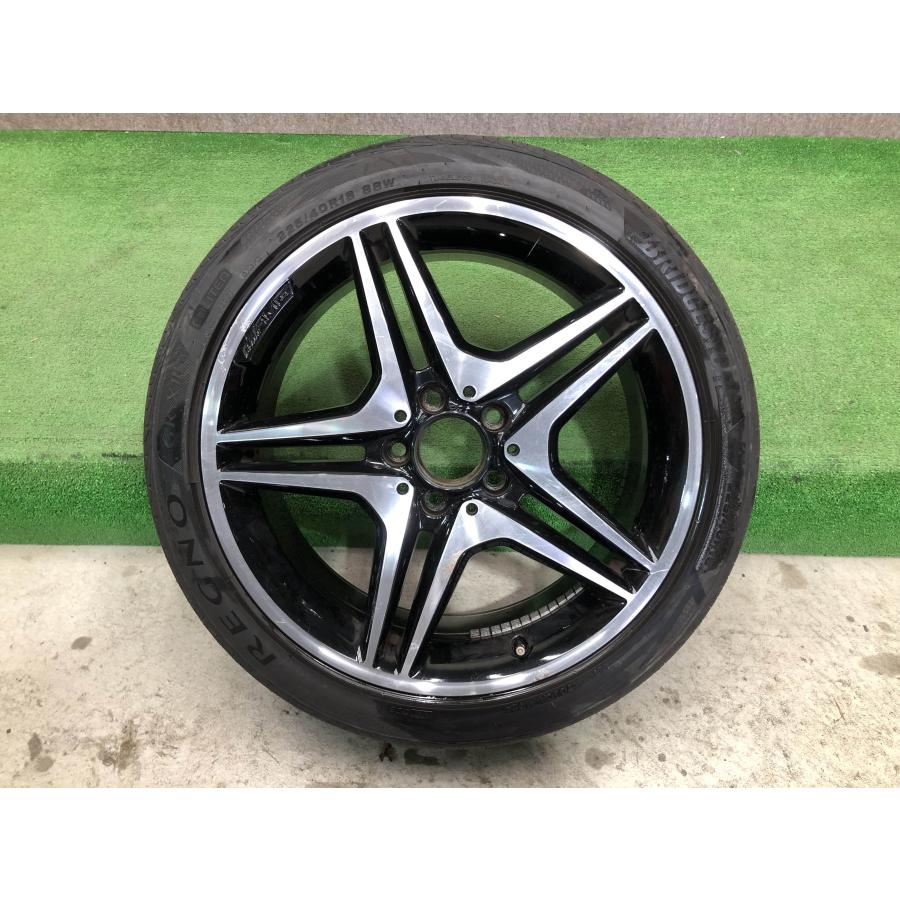 ベンツ Aクラス W176 AMG 純正 ホイール タイヤ付き A1764010302 18インチ 7.5J 52 5H 112 225 ...
