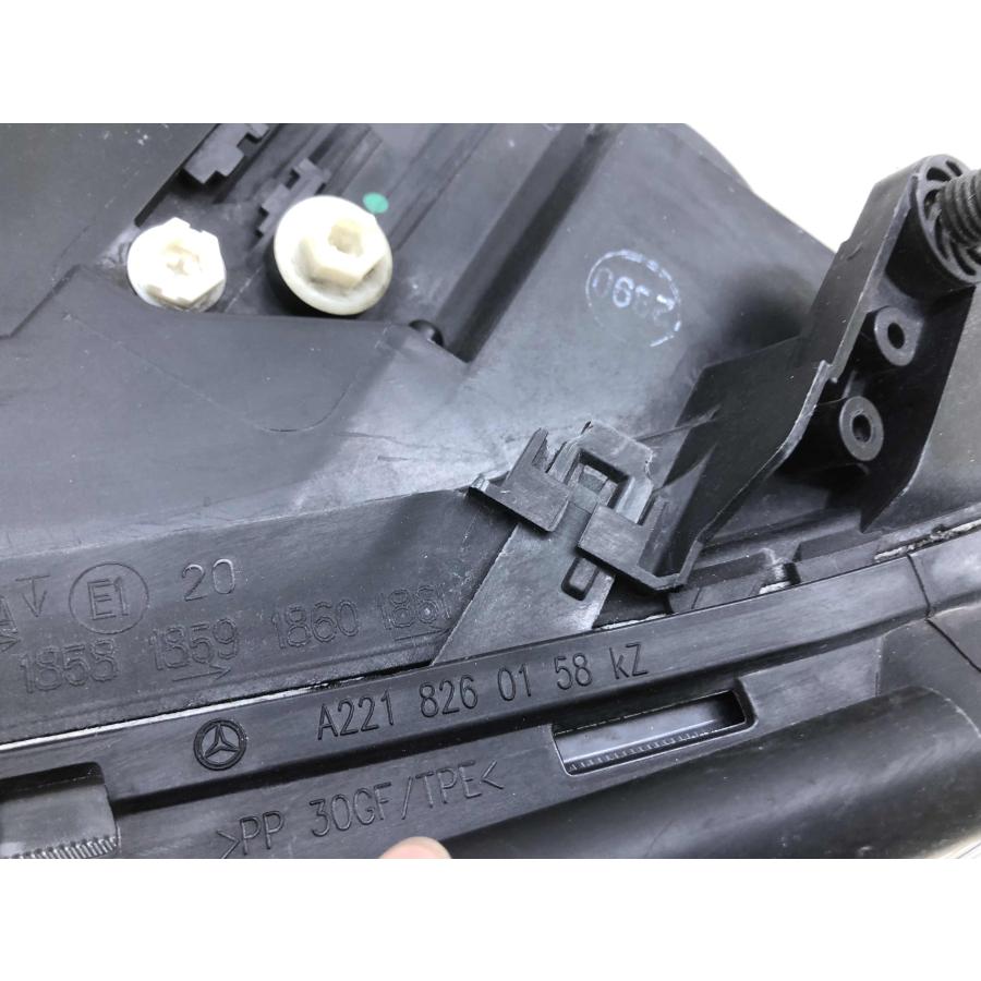 磨き済み 改造品 メルセデス・ベンツ Sクラス W221 純正 ヘッドライト 左 L A2218260158kZ/A221 826 01 58 ...