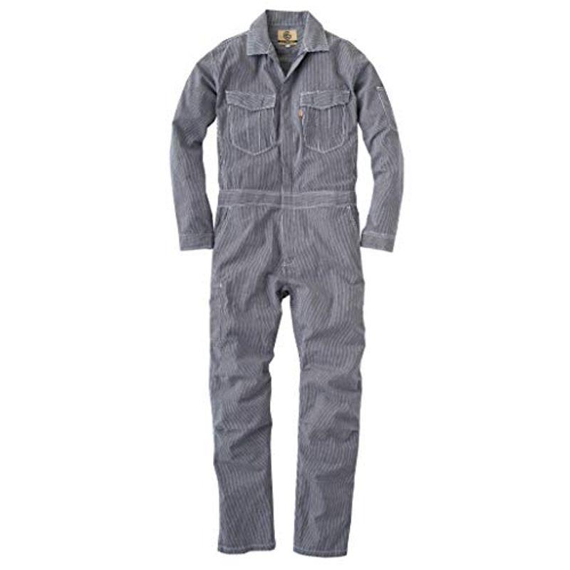 エスケープロダクト GRACE ENGINEERS 綿麻ストライプ長袖ツナギ 春夏用 GE587 20 ブラックヒッコリー LL :20220913131344-00202:霜日和 - 通販 ...