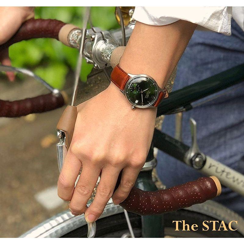 ザ・スタック The STAC 日本製 国産 腕時計 ウォッチ 36mm クラシックグリーン メンズ レディース ユニセックス :20221023085232-00089:霜日和 - 通販 ...