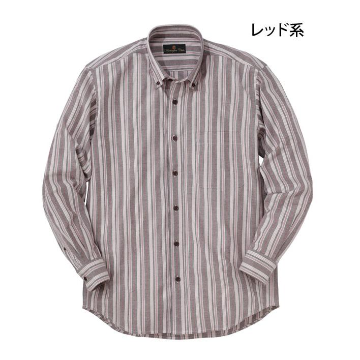 Huntington Club ハンティントン・クラブ ストレッチネル ストライプ柄