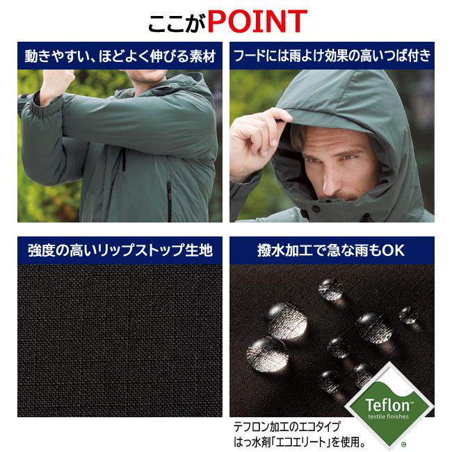 FIRST DOWN（ファーストダウン） オールウェザー裏アルミ中綿パーカ