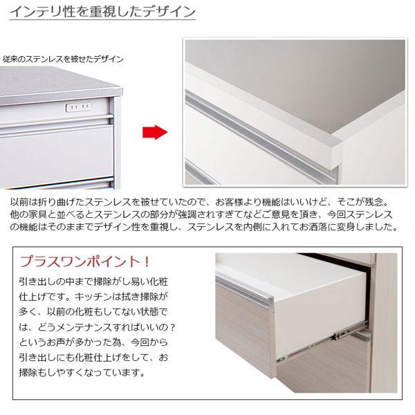 キッチンカウンター 幅80cm 艶出しホワイトステンレストップ台 EG-0003-NS : 1147こだわる通販ストア - 通販 - Yahoo!ショッピング