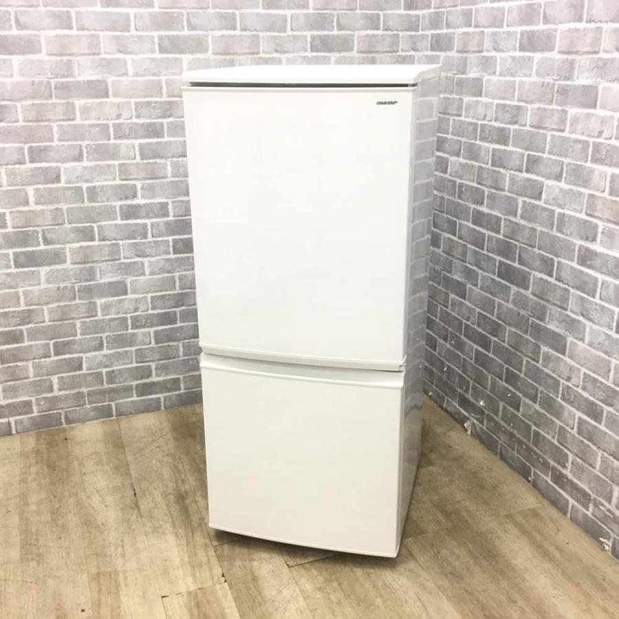 SHARP シャープ 冷蔵庫 2ドア 137L つけかえどっちもドア SJ-D14D-W 2018年製 中古 : リユース家電Happy - 通販 - Yahoo!ショッピング