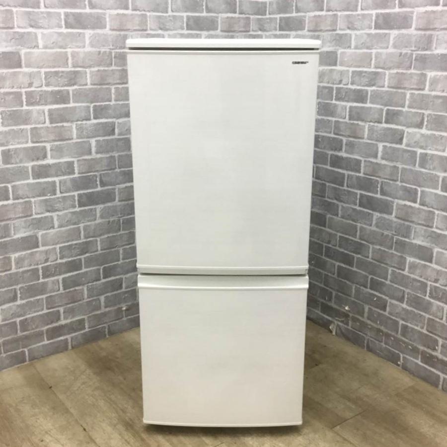 SHARP シャープ 冷蔵庫 2ドア 137L どっちもドア SJ-D14D-W 2018年製 中古 : リユース家電Happy - 通販 - Yahoo!ショッピング