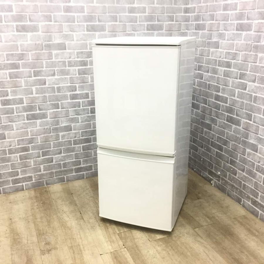 SHARP シャープ 冷蔵庫 2ドア 137L どっちもドア SJ-D14C-W 2017年製 中古 : リユース家電Happy - 通販 - Yahoo!ショッピング