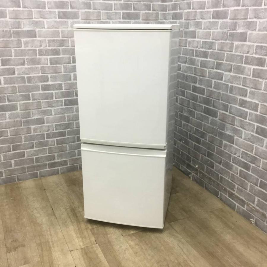 SHARP シャープ 冷蔵庫 2ドア 137L どっちもドア SJ-D14C-W 2017年製 中古 : リユース家電Happy - 通販 - Yahoo!ショッピング