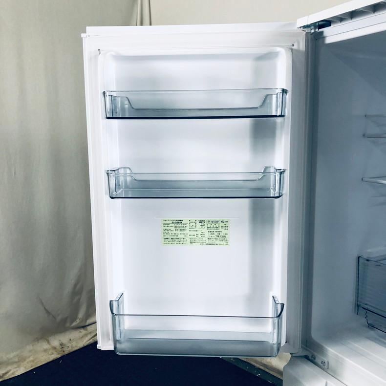 SHARP 冷蔵庫 中古 シャープ SJ-D18P-W 2025年製 2ドア 179L ホワイト ファン式 両方開き 一人暮らし 大きめ : 家電ドットコム - 通販 - Yahoo!ショッピング