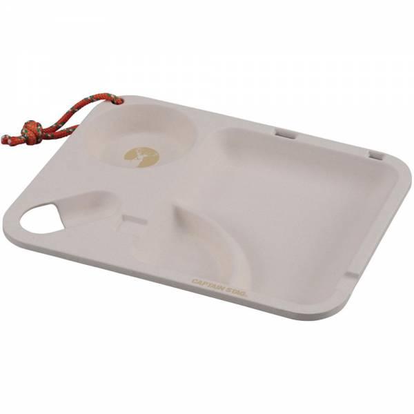 CAPTAIN STAG キャプテンスタッグ ランチプレートスクエア26cm ナチュラル UP2671 : イレブンストア - 通販 - Yahoo!ショッピング