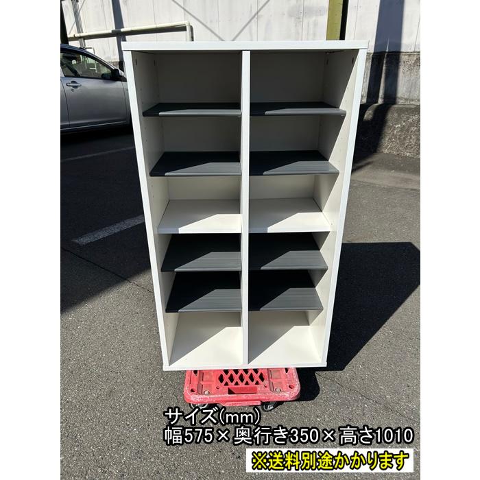 （中古）（一部地域送料無料）シューズボックス 木製 棚板樹脂製 ホワイト×グレー F-NA-777-0217A : ワンツーマート - 通販 - Yahoo!ショッピング