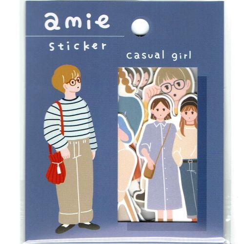 amie sticker casual girl : シールプラザ 14Colorsヤフー店 - 通販 - Yahoo!ショッピング