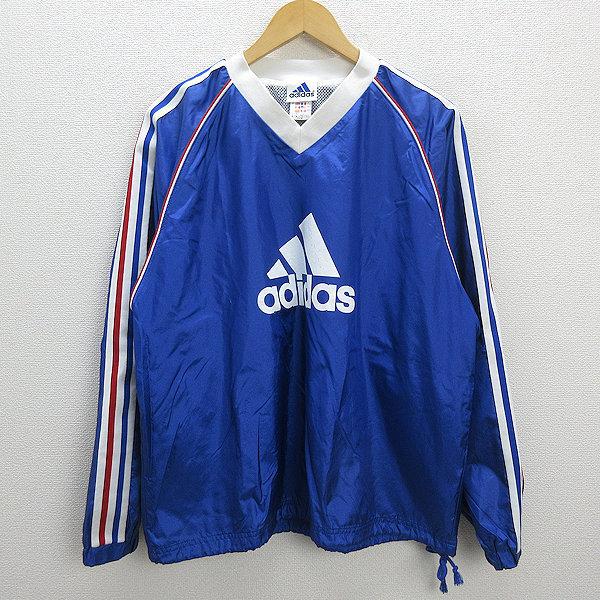 X★90s アディダス/adidas パフォーマンスロゴ ピステジャケット/トレーニングウェア【L】青MENS/50【中古】 : マニライズ ...