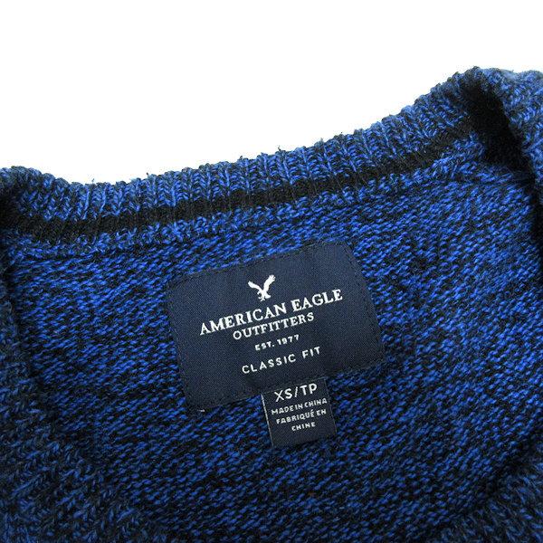 X★ アメリカンイーグル/AMERICAN EAGLE 霜降り クルーネックニットセーター【XS】紺MENS/118【中古】 : マニライズ ユーズドストア - 通販 - Yahoo!ショッピング